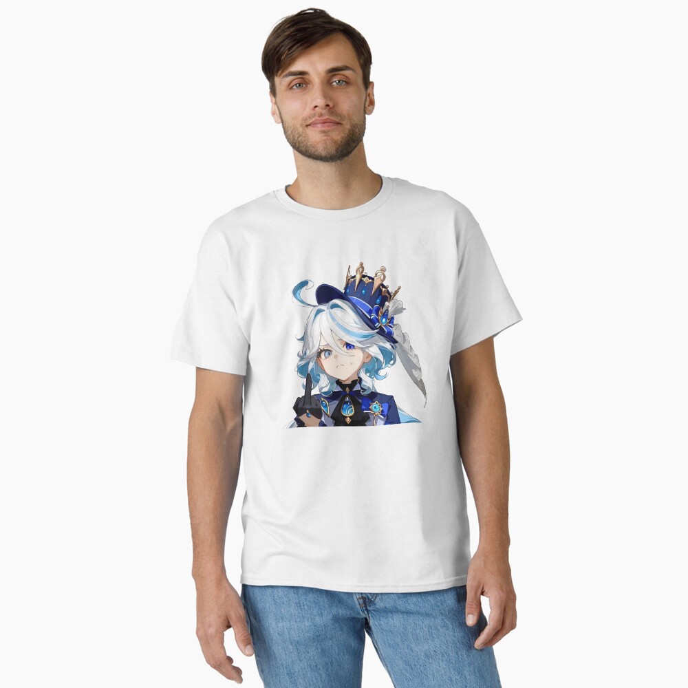 "Furina Meme Genshin impact Sticker Furina decals Genshin Shirt fan ...