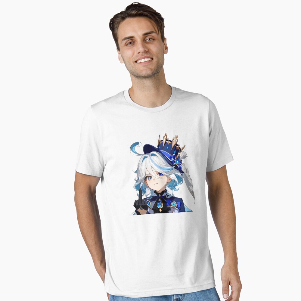 "Furina Meme Genshin impact Sticker Furina decals Genshin Shirt fan ...