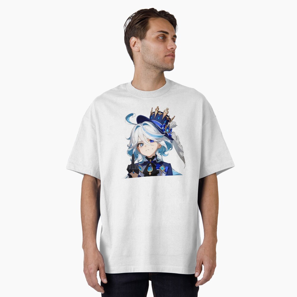 "Furina Meme Genshin impact Sticker Furina decals Genshin Shirt fan ...
