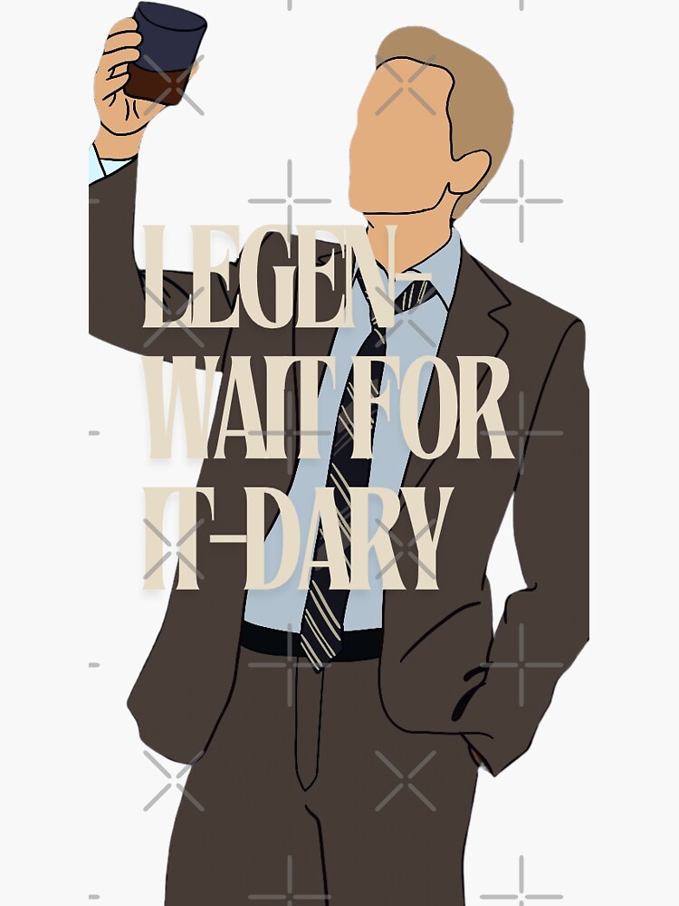 "HIMYM Barney Sticker" Sticker for Sale by nadiagraham | Redbubble