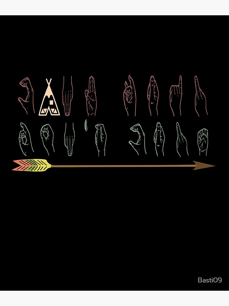 "Camp Hair Don't Care - Camper Camping Sign Language" Poster for Sale ...