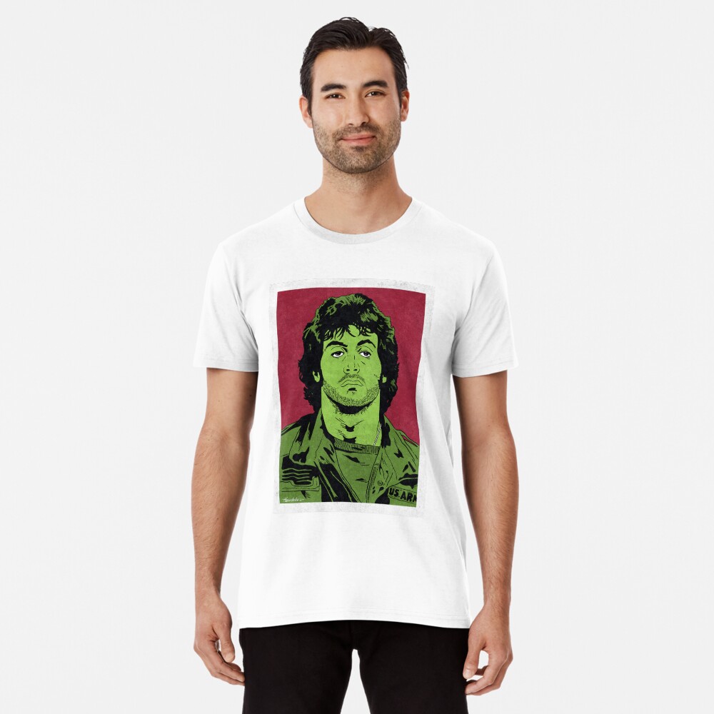 "RAMBO - First Blood (Pop Art) " Sticker for Sale by FamousWeirdosRB ...