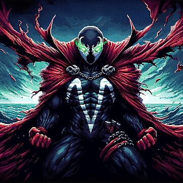 "Hellspawn Chronicles: The Dark Legacy of Spawn vol.1" Sticker for Sale by janarspixels | Redbubble