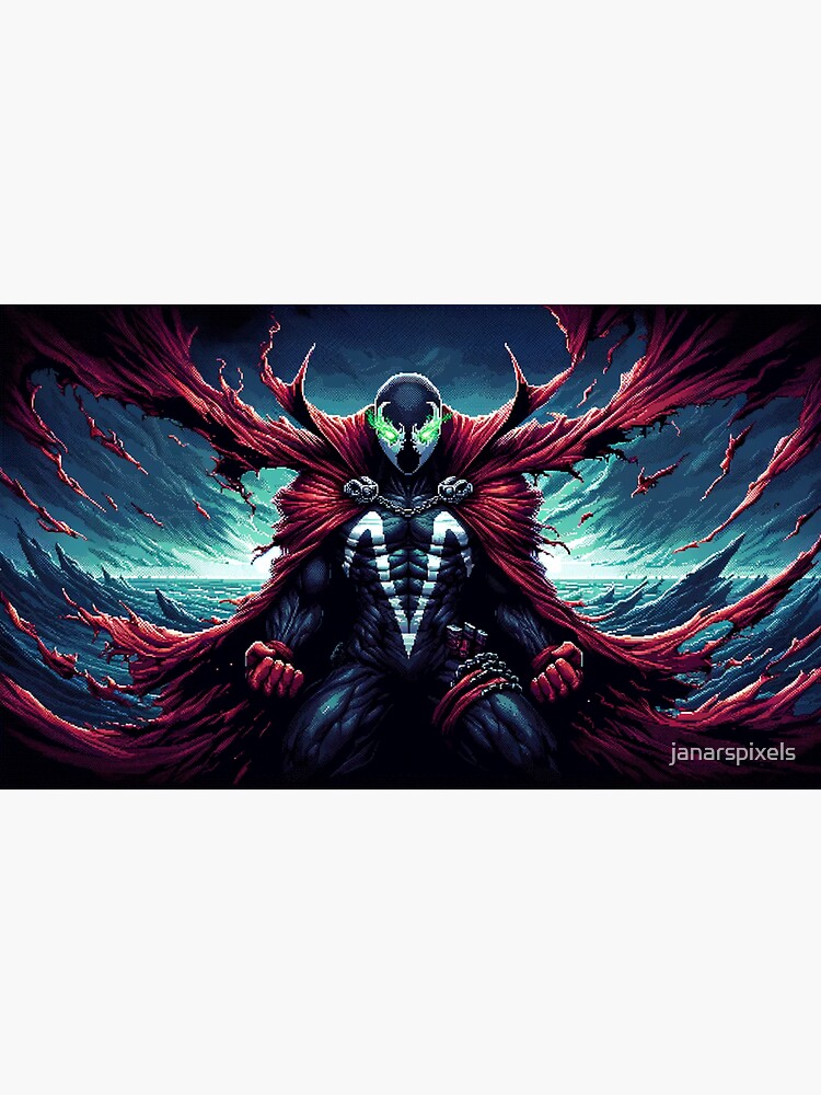 "Hellspawn Chronicles: The Dark Legacy of Spawn vol.1" Sticker for Sale by janarspixels | Redbubble