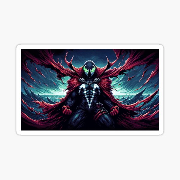 "Hellspawn Chronicles: The Dark Legacy of Spawn vol.1" Sticker for Sale by janarspixels | Redbubble