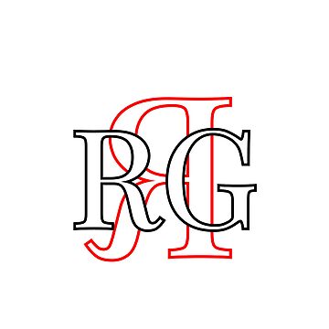 "RRG Logo" Sticker for Sale by roseredgoddess | Redbubble