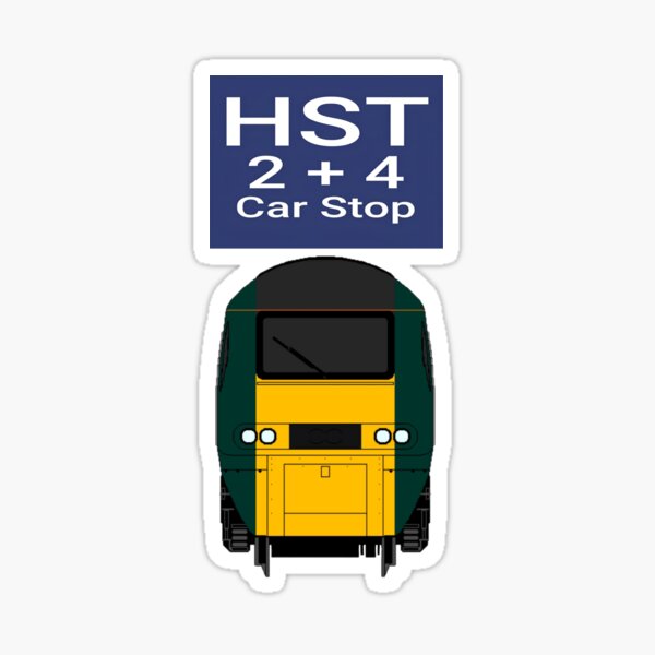 "Gwr Hst stop sign" Sticker for Sale by TrainFanatic | Redbubble