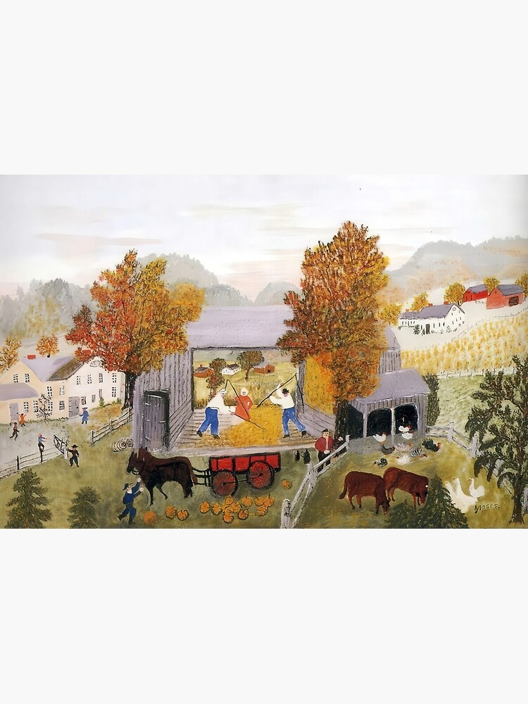 "art by grandma moses, artist grandma moses, artwork by grandma moses ...