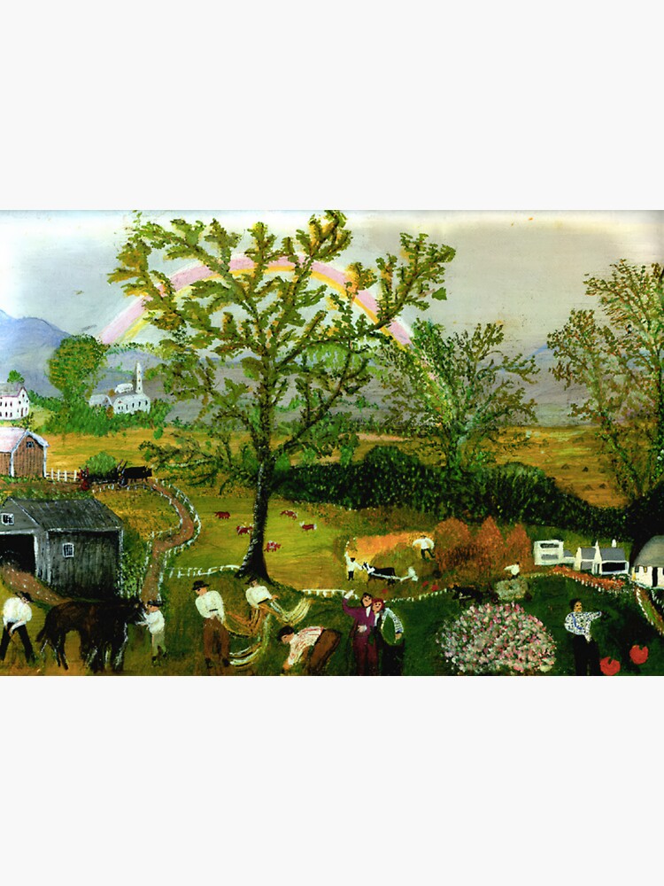 "art by grandma moses, artist grandma moses, artwork by grandma moses ...