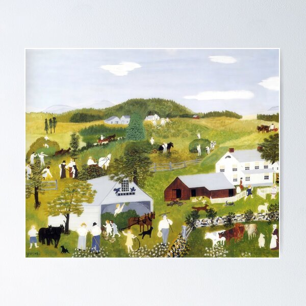 "art by grandma moses, artist grandma moses, artwork by grandma moses ...