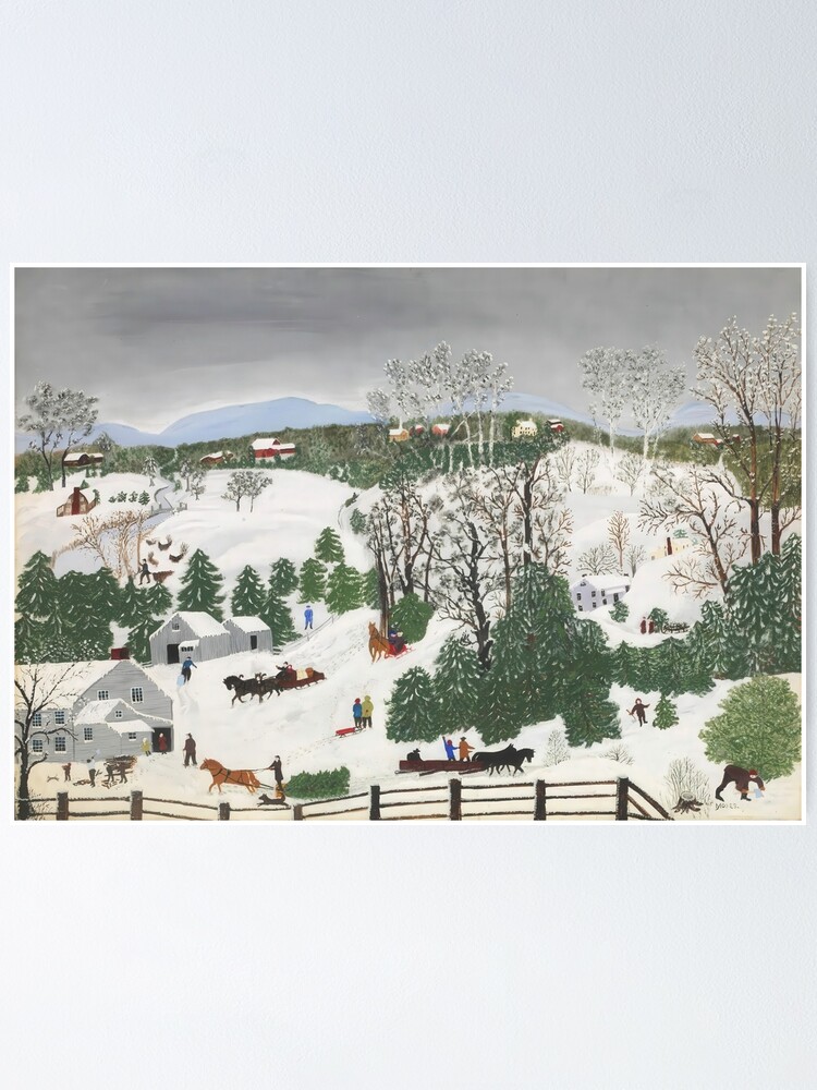 "art by grandma moses, artist grandma moses, artwork by grandma moses ...