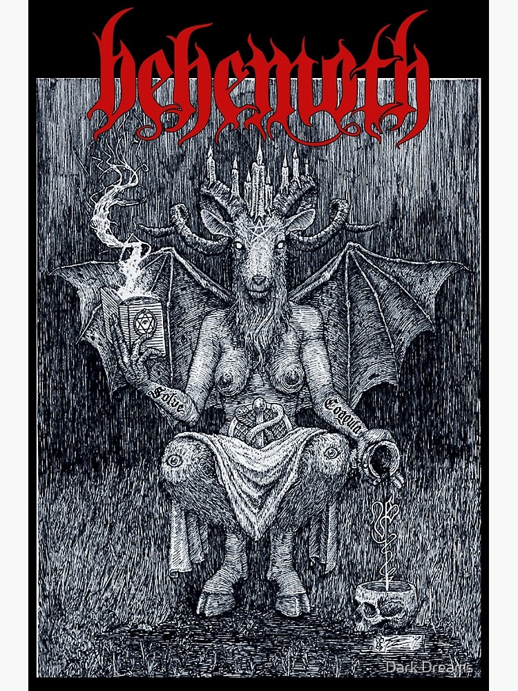 "Behemoth - Black-Death Metal Band" Poster for Sale by CoffinDreams ...
