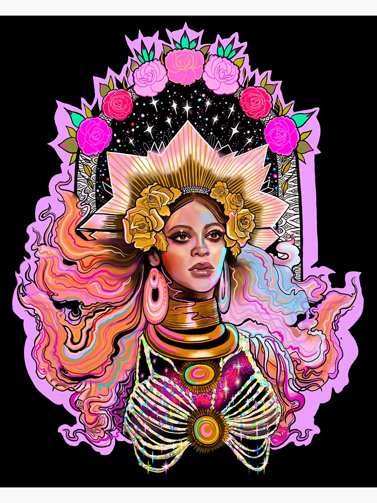 "Queen B" Sticker for Sale by DameElectrique | Redbubble