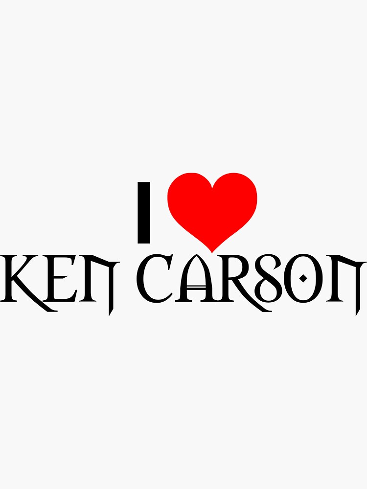 "i love ken carson i heart ken carson" Sticker for Sale by dicacious ...