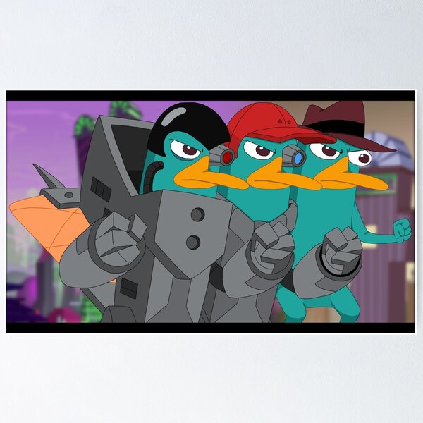 "Second Dimension Perrys'" Poster for Sale by FlaminLizard | Redbubble