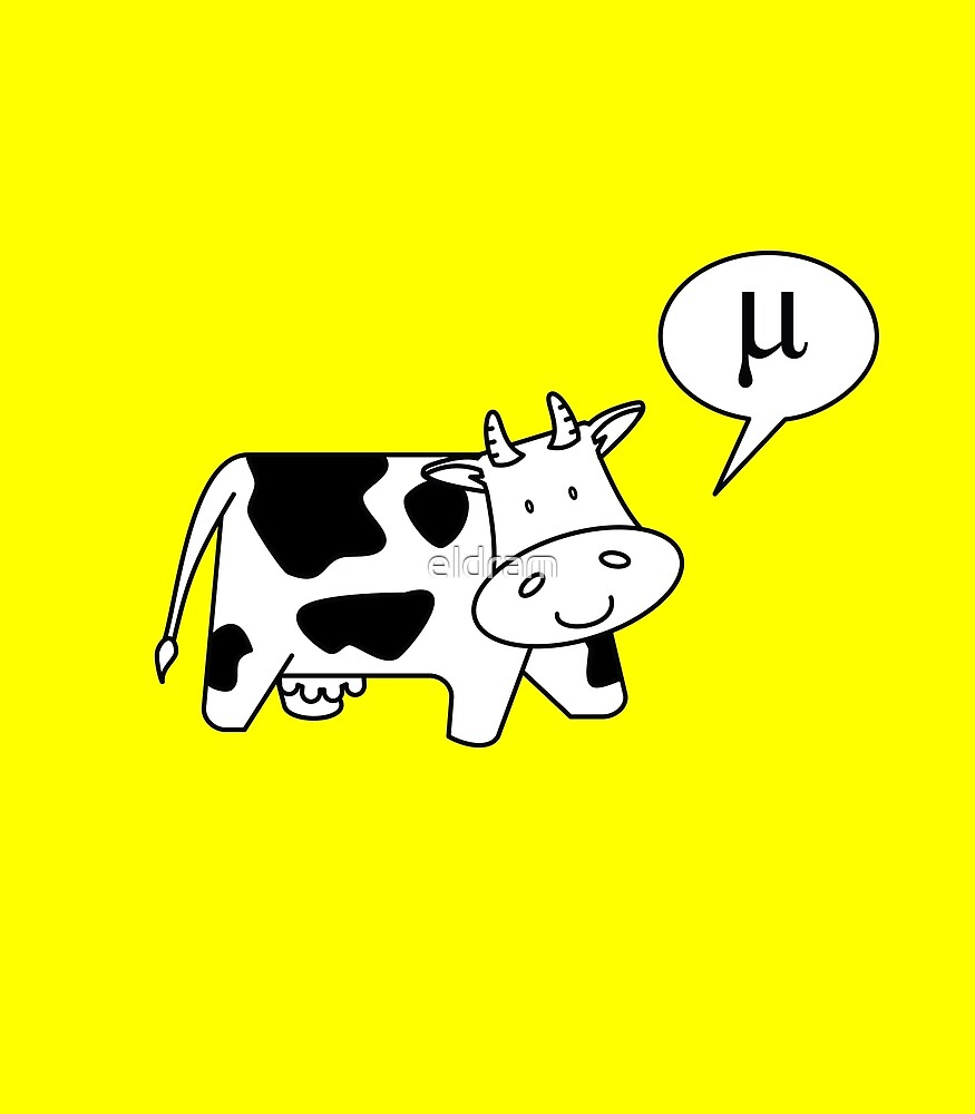 "The Cow says Mu" by eldram | Redbubble