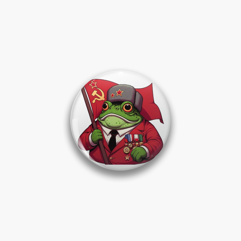 "Comrade Frog Sticker" Sticker for Sale by SDDP | Redbubble