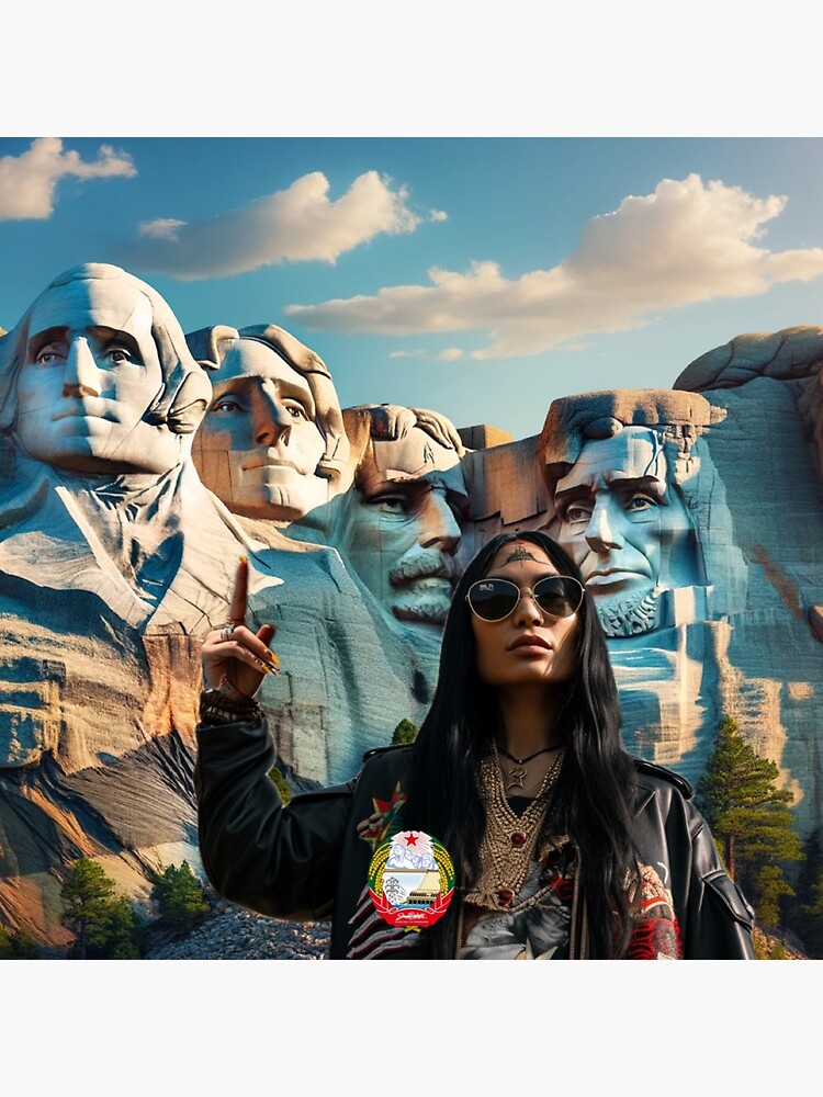 "Rushmore Salute" Sticker for Sale by SDDP | Redbubble