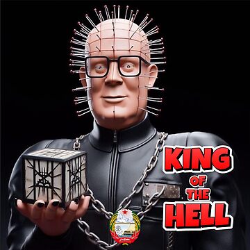 "King of the Hell" Sticker for Sale by SDDP | Redbubble