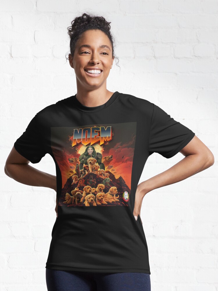 "Puppy Doom" Active T-Shirt for Sale by SDDP | Redbubble