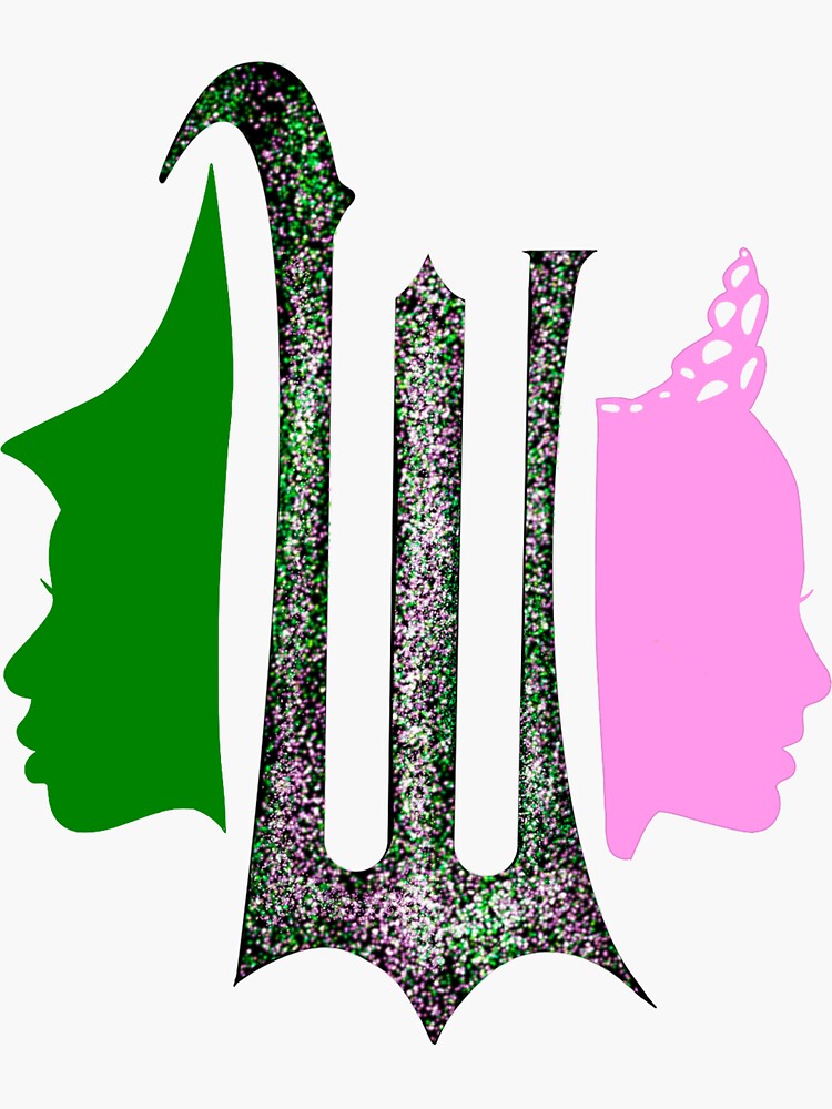 "Elphaba and Glinda Silhouettes " Sticker for Sale by silsketches ...