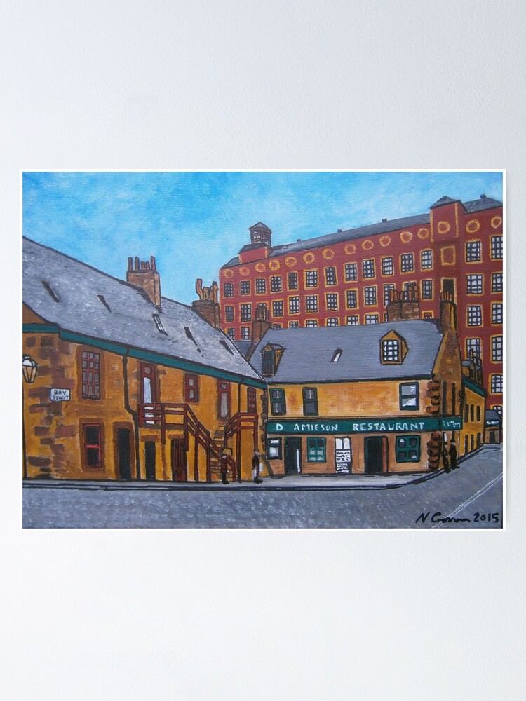 "Gourock Rope works, Old Port Glasgow" Poster for Sale by CrossanArt ...