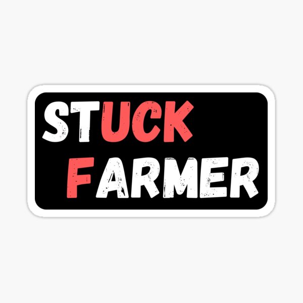 "Stuck Farmer - Discontent with Keir Starmer as Leader" Sticker for ...