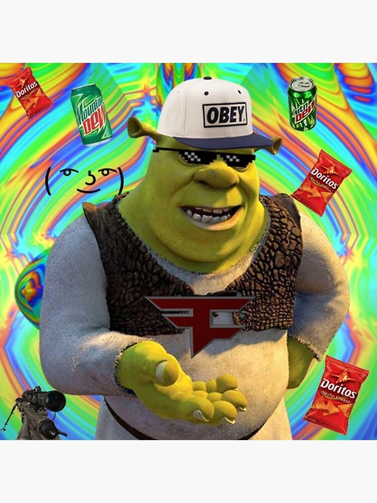 "MLG Shrek" Art Print for Sale by ITzSenpai | Redbubble