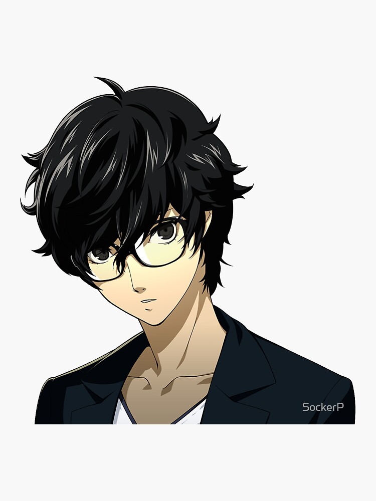 "Ren Amamiya sprite png" Sticker by SockerP | Redbubble