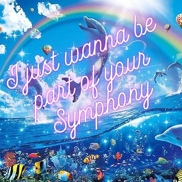 ""I just wanna be part of your symphony" Meme (Symphony Dolphins)" Sticker for Sale by SailWolf ...