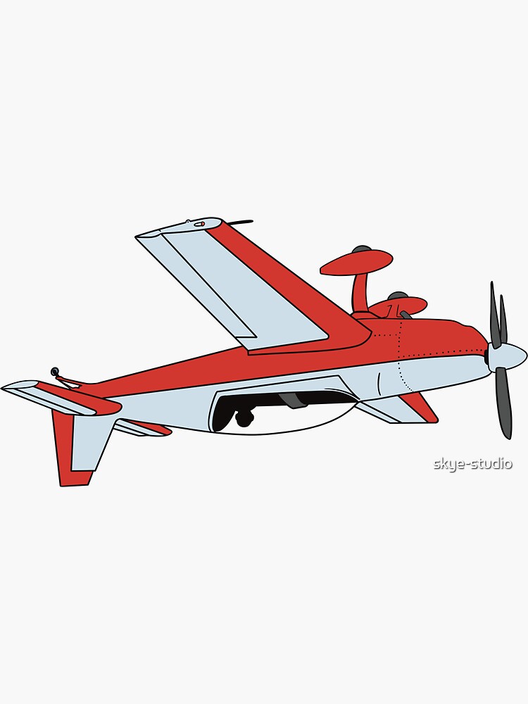 "Aviation Design Extra 300 Stunt Plane Inverted Sketch " Sticker for ...
