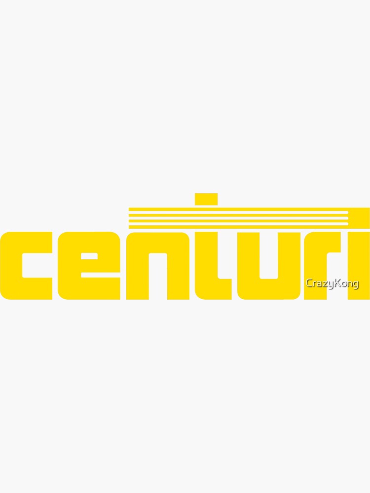 "Centuri logo" Sticker by CrazyKong | Redbubble
