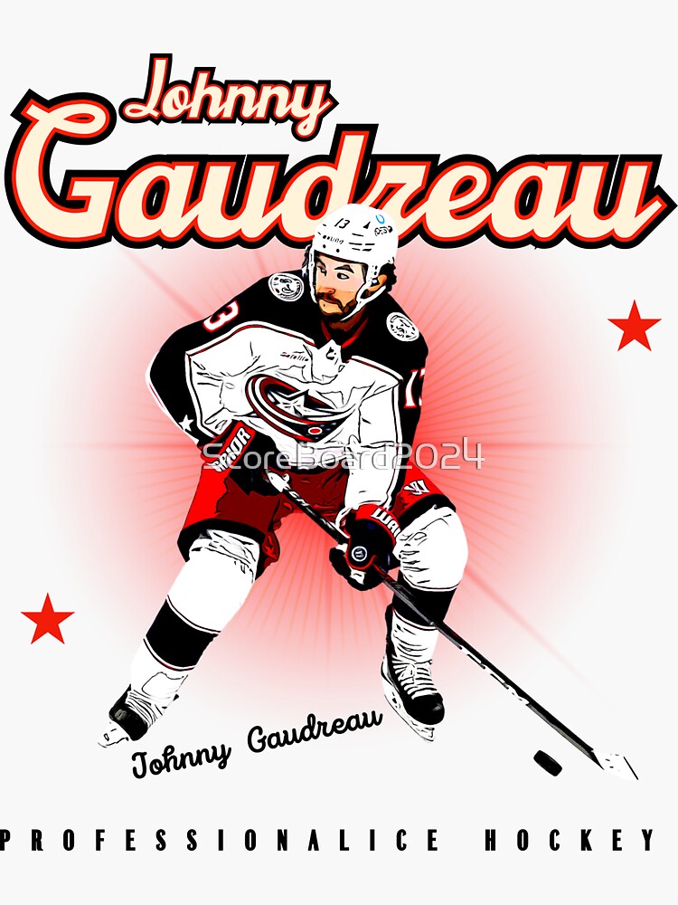 "Johnny Gaudreau professional ice hockey winger " Sticker for Sale by ...