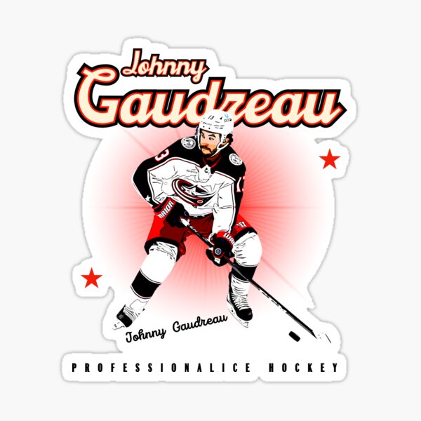 "Johnny Gaudreau professional ice hockey winger " Sticker for Sale by ...