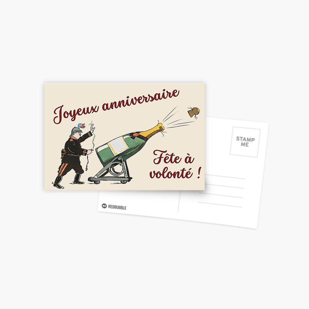 "Joyeux anniversaire - happy birthday wishes in French" Poster by ...