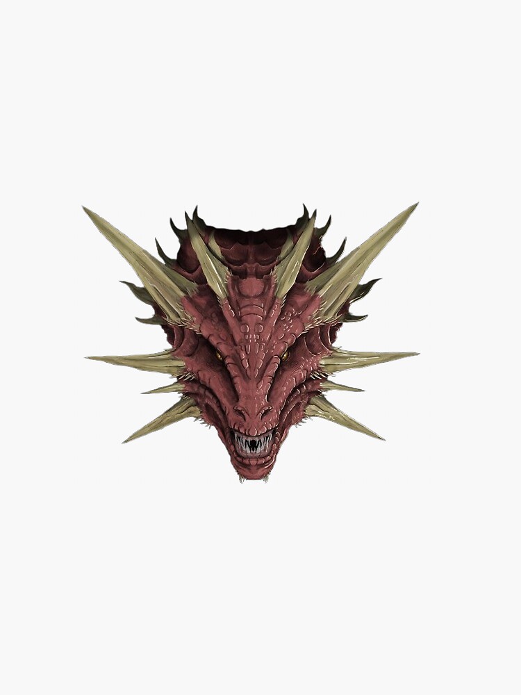 "The Dragon Meleys" Sticker for Sale by sunfyrethegold | Redbubble