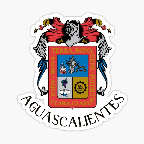 "Aguascalientes State Coat of Arms" Sticker for Sale by jeshands ...