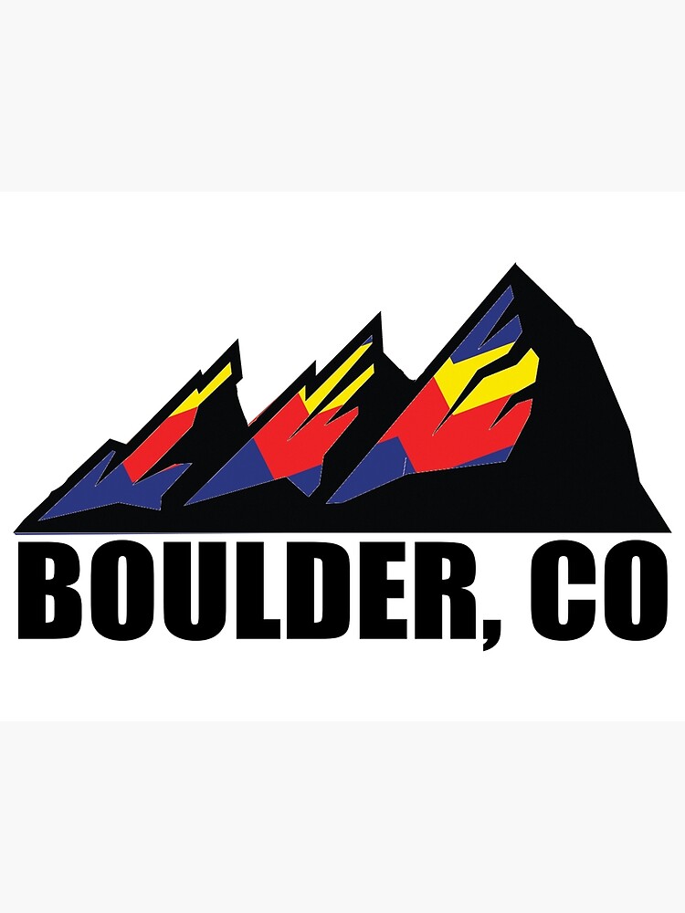 "Boulder, CO Flag Flatirons" Poster for Sale by pilkint | Redbubble