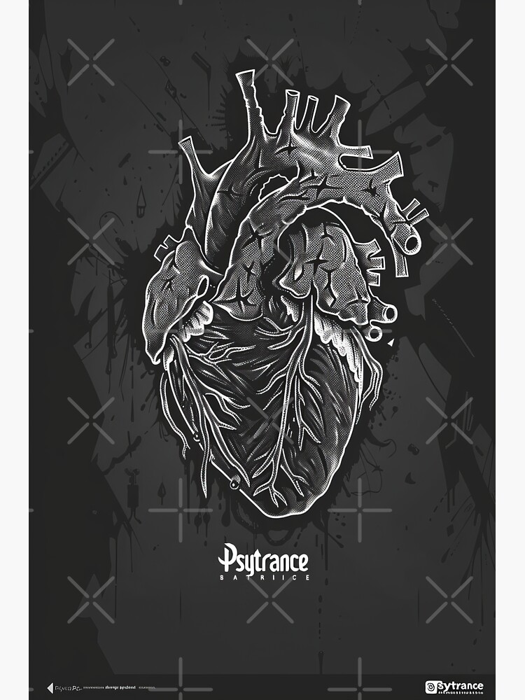 "Heart with "Psytrance" Text in Graffiti Style" Sticker for Sale by ...