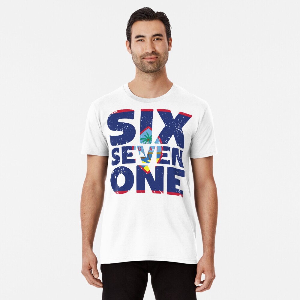 "Guam 671 Area Code Six Seven One " T-shirt by buyersdelight | Redbubble