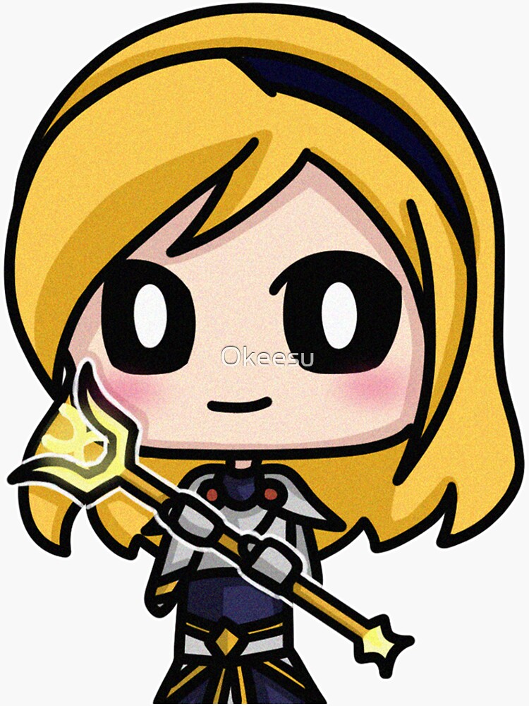 "[Mini Chibi] Lux" Sticker by Okeesu | Redbubble