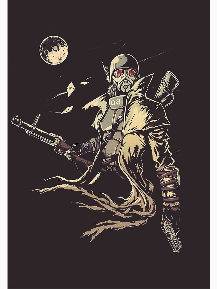 "Fallout NCR Ranger Sketch Fan Art Poster" T-shirt for Sale by ...