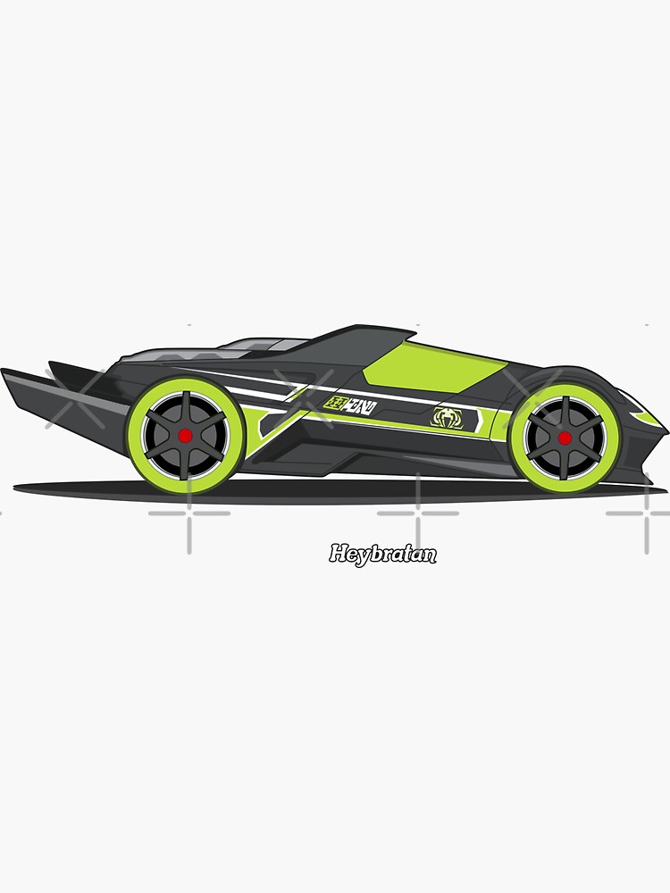 "HW Acceleracers RD-09 Vector Art" Sticker for Sale by Heybratan ...