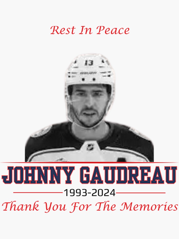 "Johnny Gaudreau" Sticker for Sale by Deborahcluysen | Redbubble