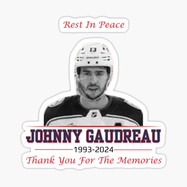 "Johnny Gaudreau" Sticker for Sale by Deborahcluysen | Redbubble
