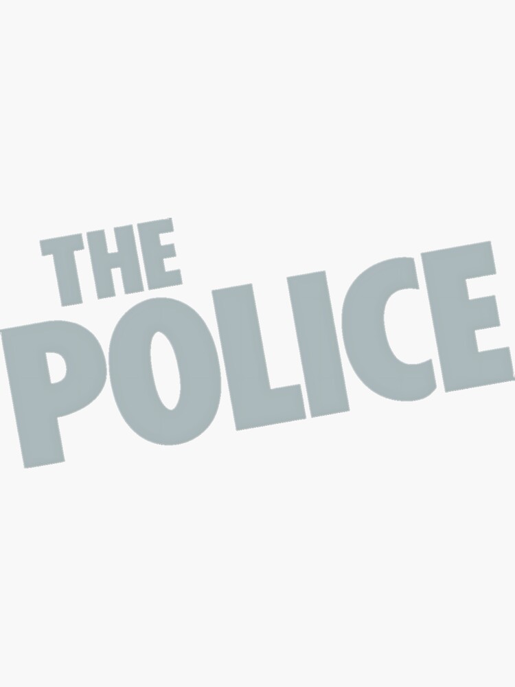 "The Police Logo" Sticker for Sale by Sovietmovies | Redbubble