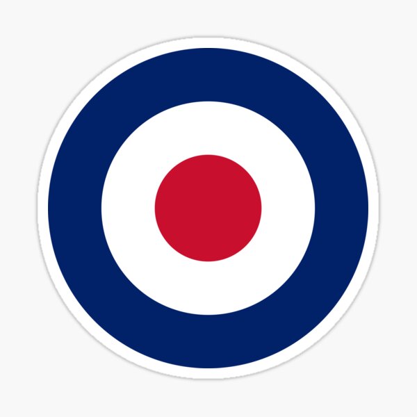 "RAF Roundel" Sticker for Sale by mrdavidhowell | Redbubble