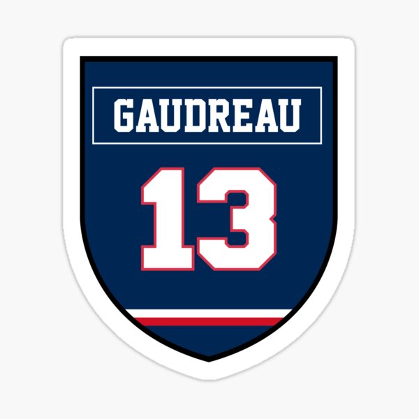 "johnny Gaudreau " Sticker for Sale by edubyte | Redbubble