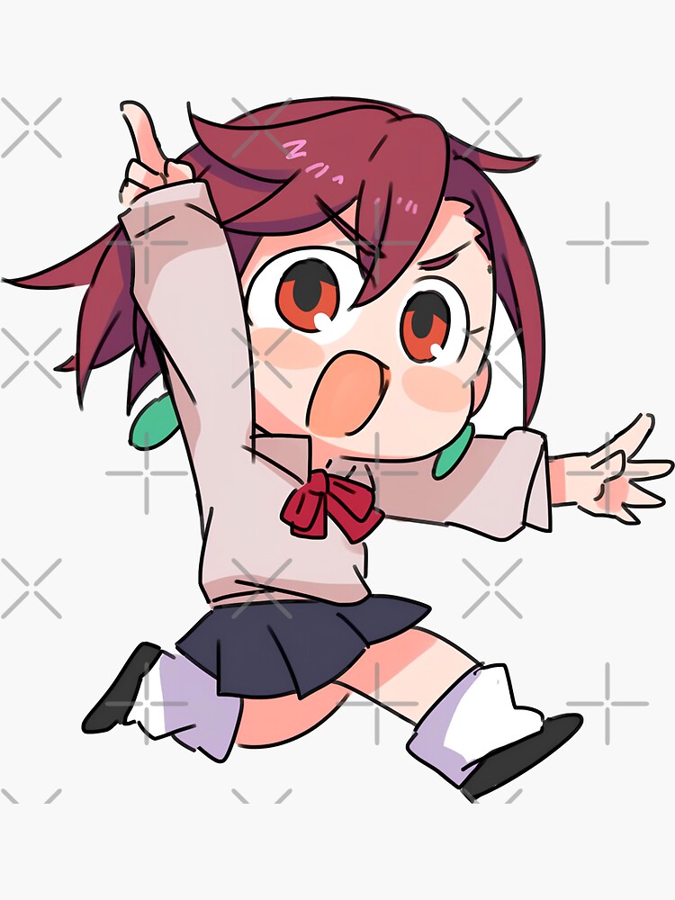 "Dandadan Momo Ayase Chibi" Sticker for Sale by MinwooArt | Redbubble