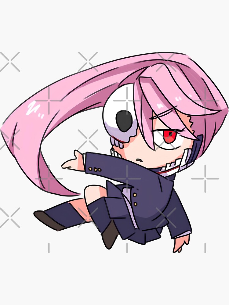 "Dandadan Aira Shiratori Chibi" Sticker for Sale by MinwooArt | Redbubble